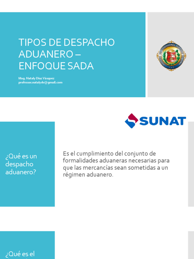 Tipos de Despacho Aduanero | PDF | aduana | Transporte