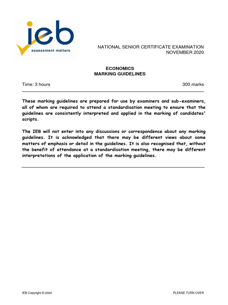 Economics 2020 Ms Matric | PDF | Cost Of Living | Taxes