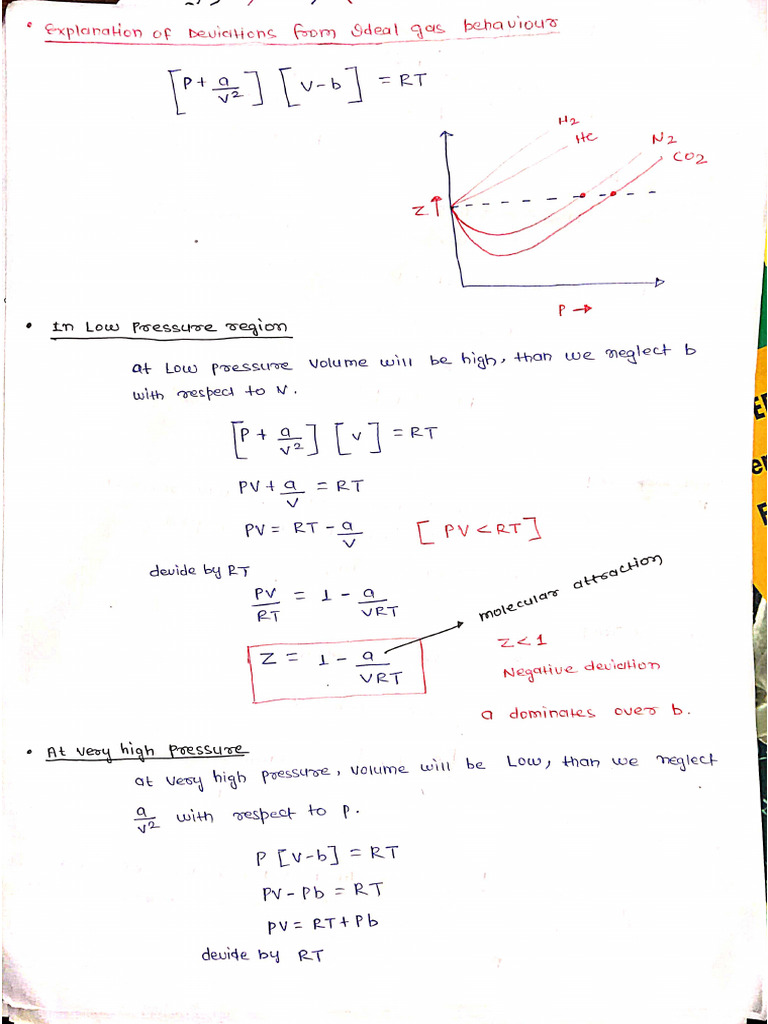 Gaseous State Final Notes | PDF