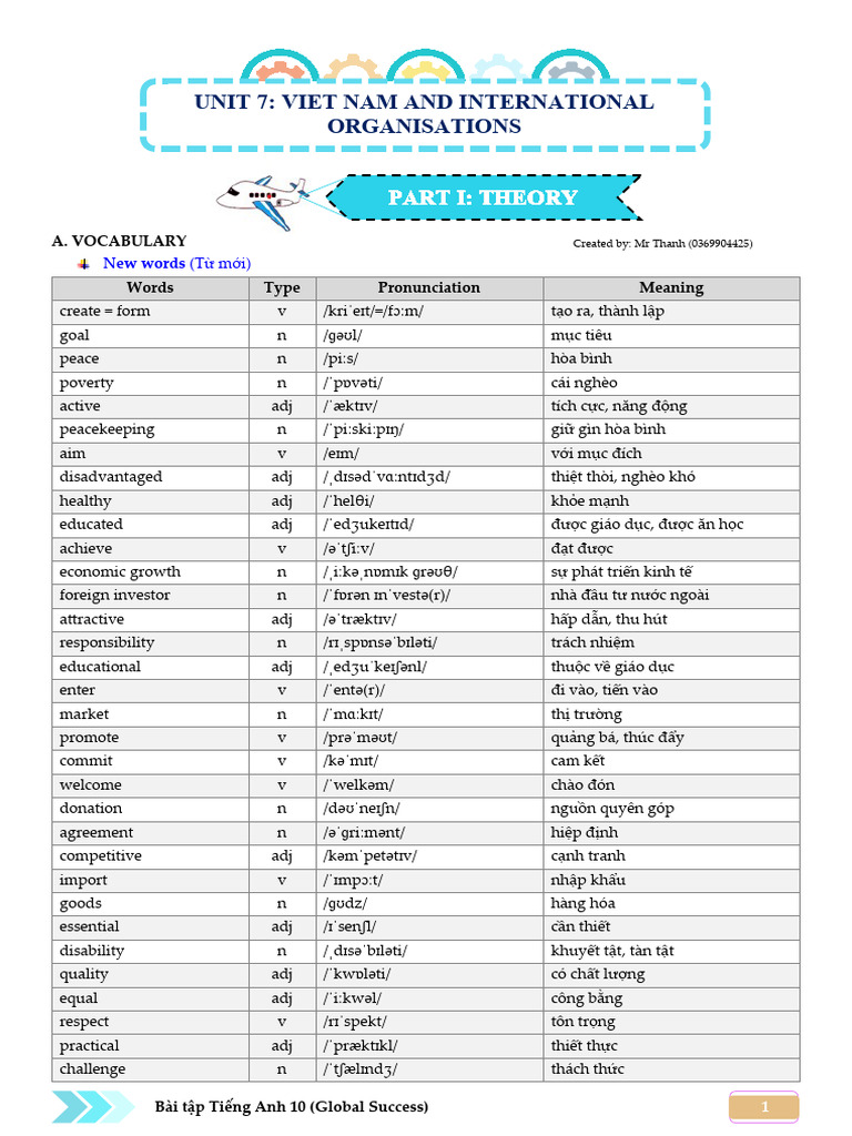 Unit 7 (Global 10) (HS) | PDF