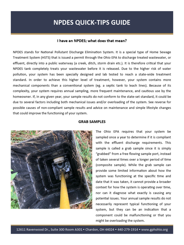 NPDES Quick Tips Guide 1 | Download Free PDF | Clean Water Act | Effluent