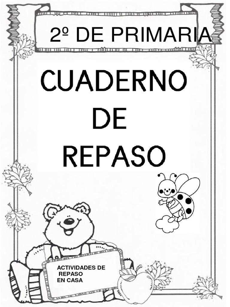 Cuaderno de Repaso en Casa Segundo Grado | PDF | Comunicación escrita ...