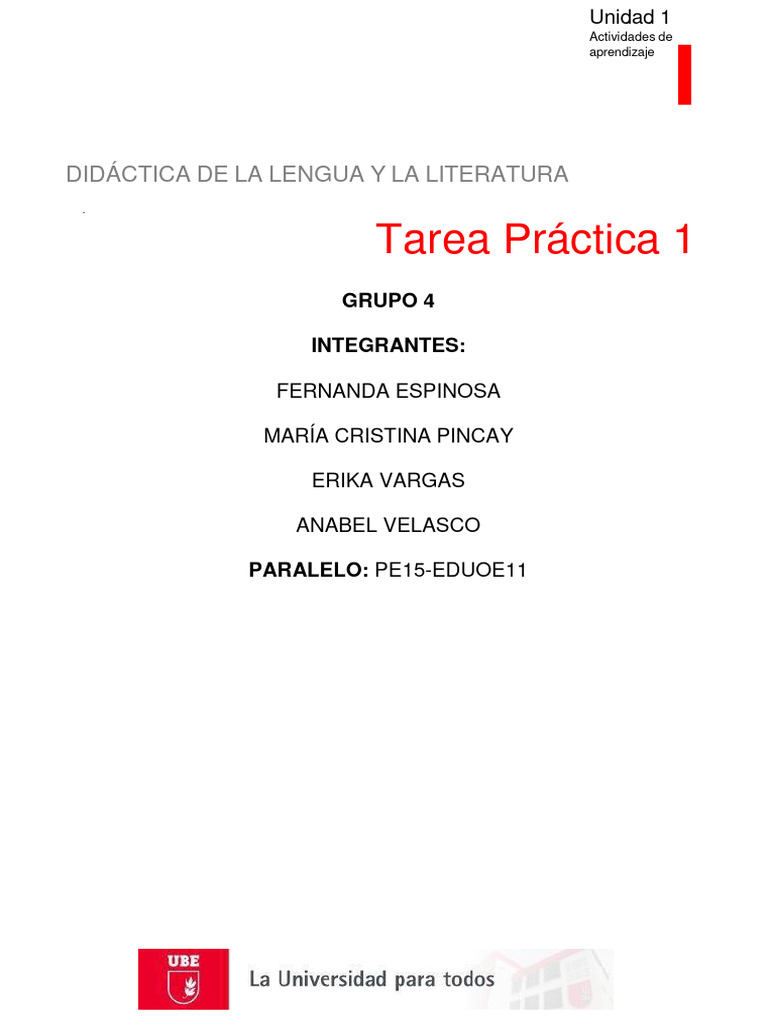 Tarea1 Grupal Lyl | PDF | Plan de estudios | Cognición