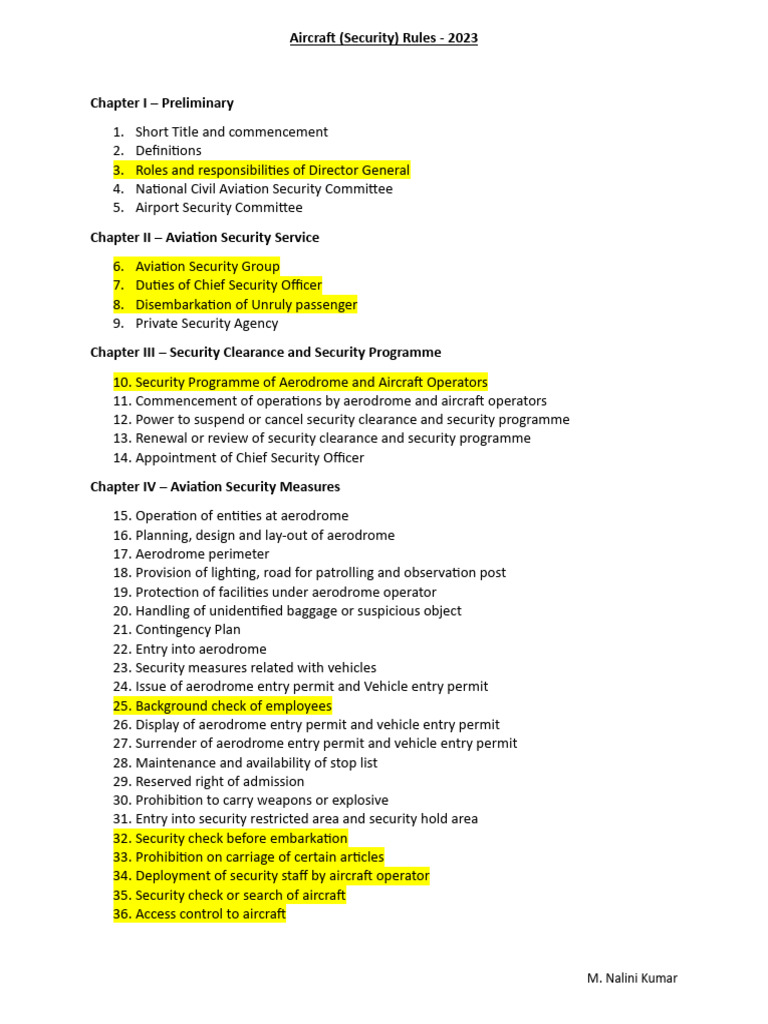 2023 Rules Imp | PDF | Airport Security | Aerodrome