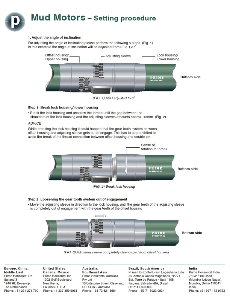 Setting - Procedure Mud-Motor | PDF | Gear | Machines
