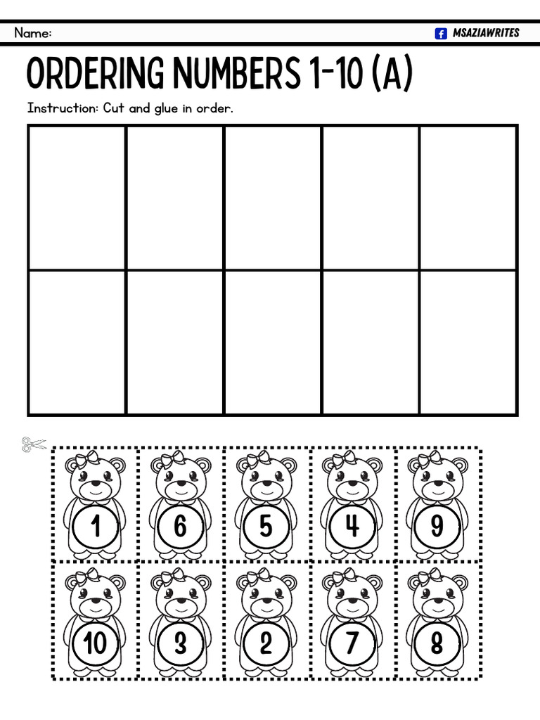 Learning Numbers (1-10) | PDF | Learning