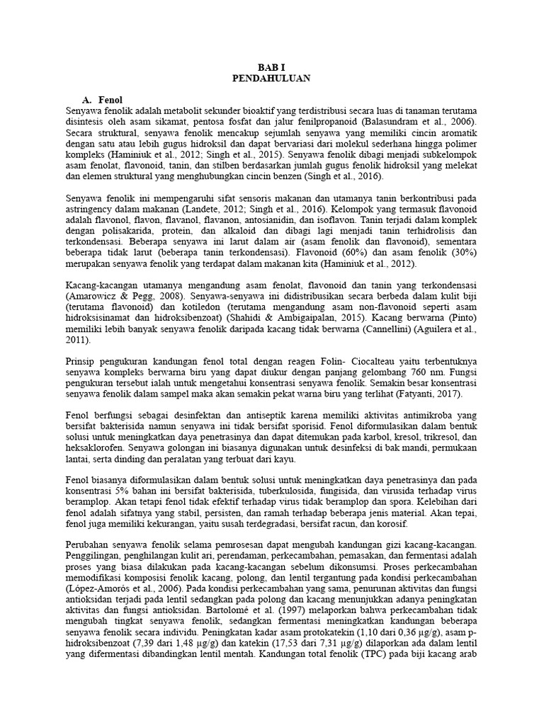 Senyawa Fenolik: Struktur dan Fungsi | PDF