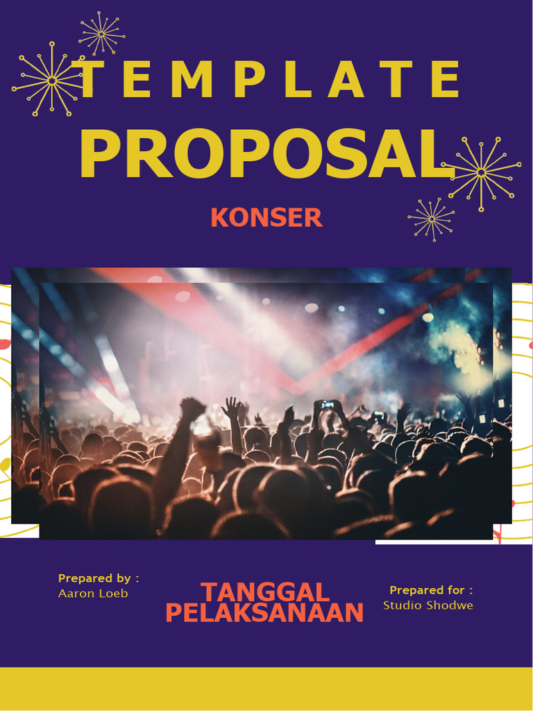 Template Proposal Sponsor Konser | PDF