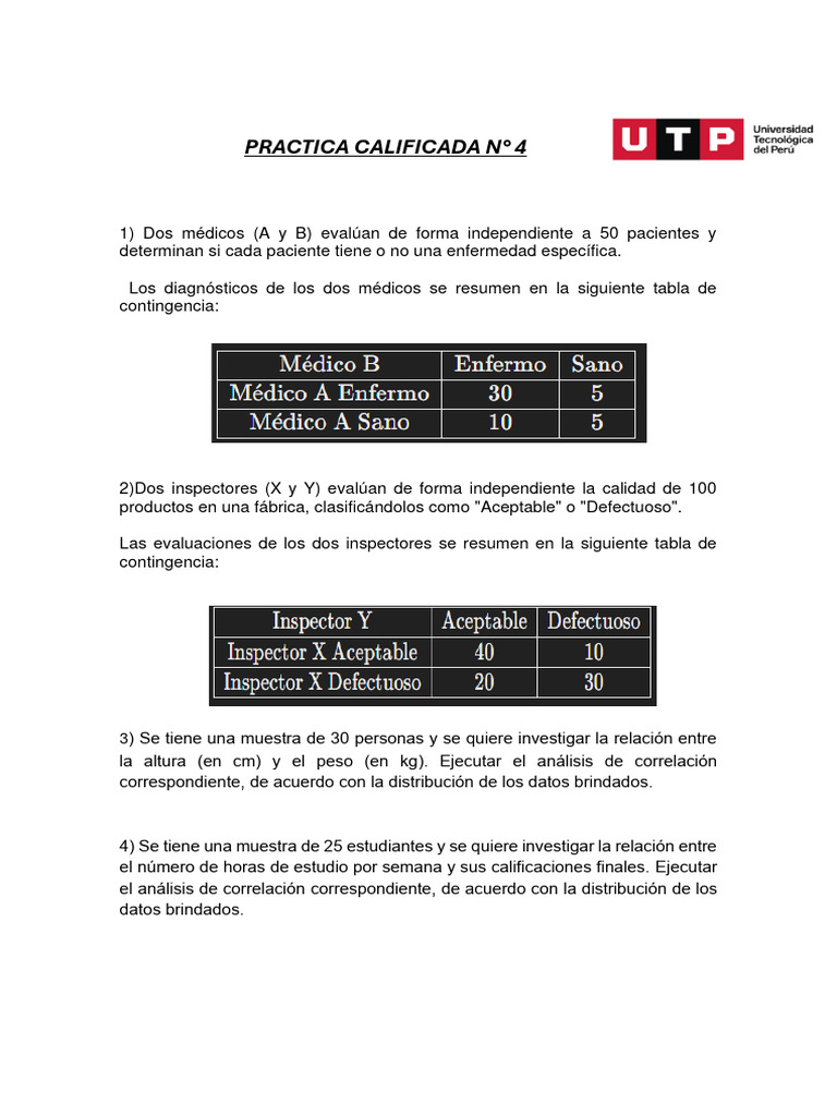Practica Calificada N4 - e | PDF