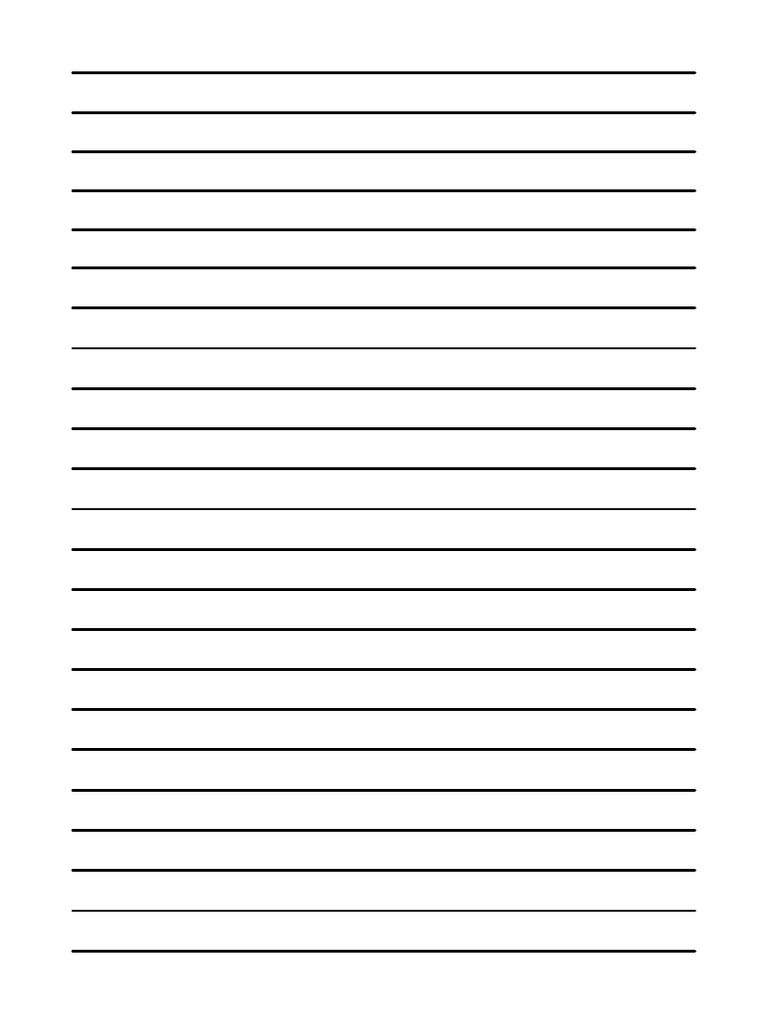 Simple A4 Lined Paper | PDF