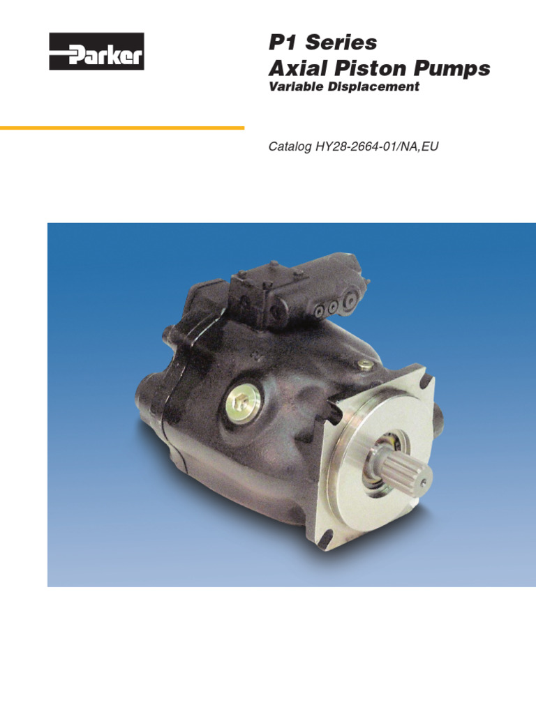 Parker - Axial Piston Pump - P1075 | PDF | Pump | Viscosity