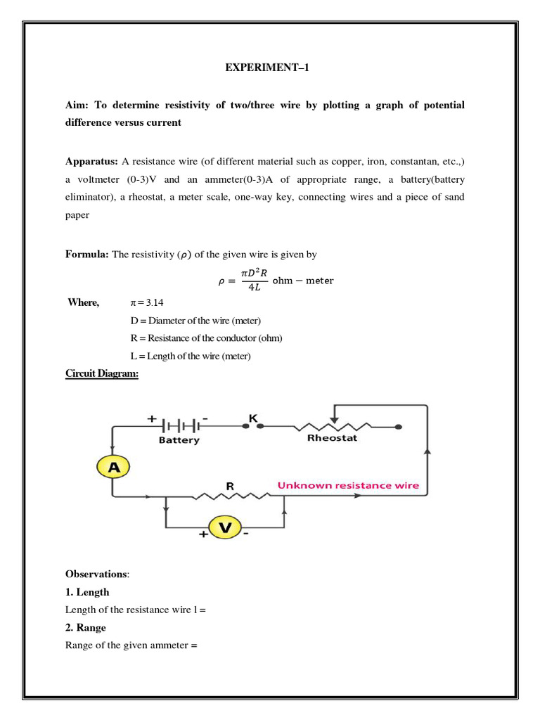 Experiments Book Lab Manual | PDF | Physical Quantities | Electronics
