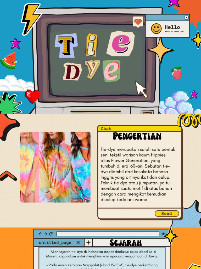 Blue Colorful Retro Portfolio Presentation | PDF