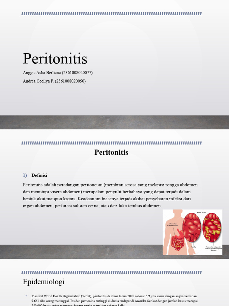 Peritonitis | PDF | Ilmu Sosial