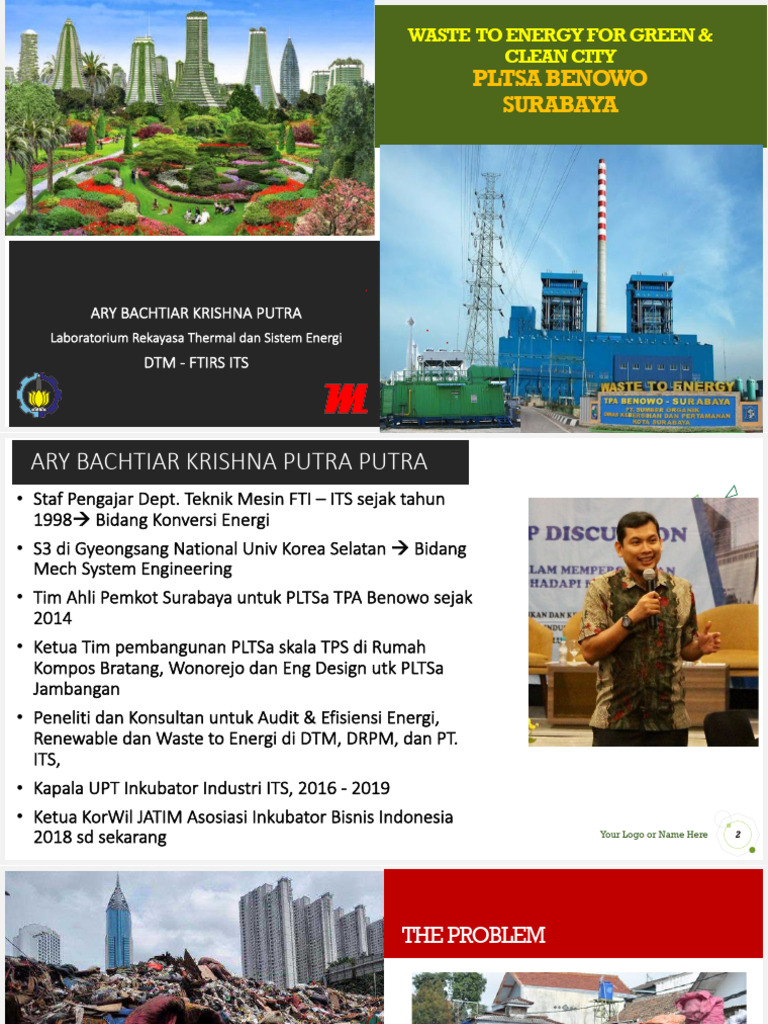 PLTSa Benowo: Energi Hijau Surabaya | PDF