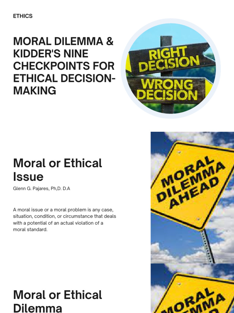 Lesson 3 Moral Dilemma Pdf Justice Crime And Violence