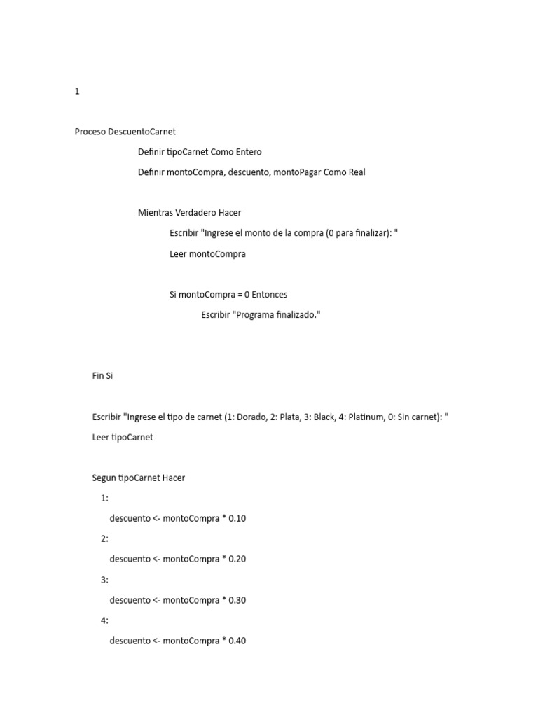 S8. Tarea 1 Programación Estructurada para Instrucciones Iteración o Repetitivas - Miguel ...