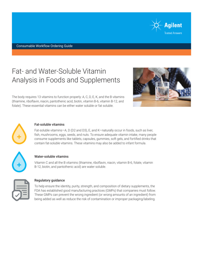Vitamin Analysis Techniques Overview | PDF | High Performance Liquid ...