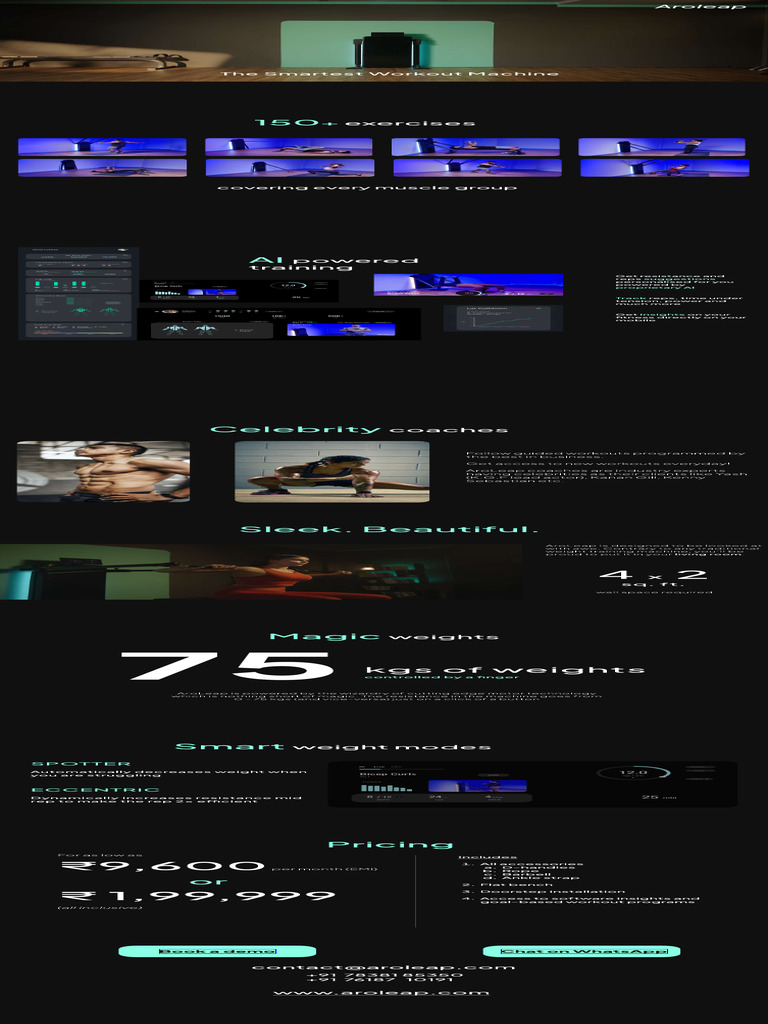 Aroleap X Brochure | PDF | Physical Exercise | Physical Fitness
