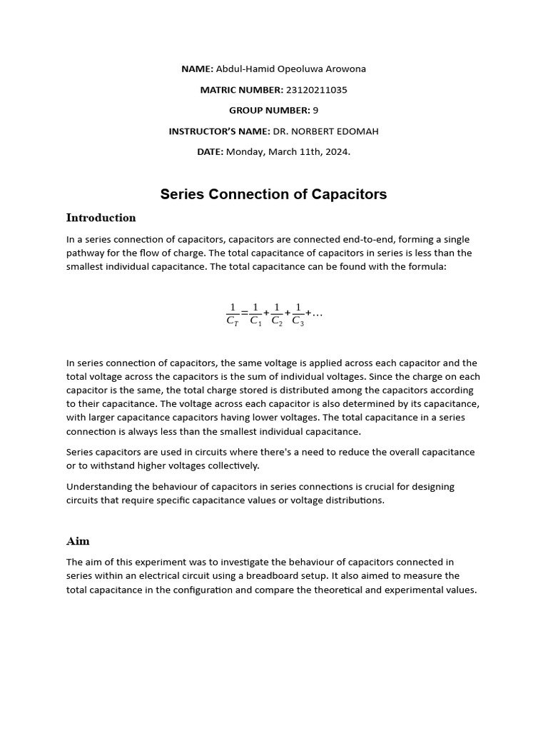 capacitor 2 | PDF | Capacitor | Capacitance