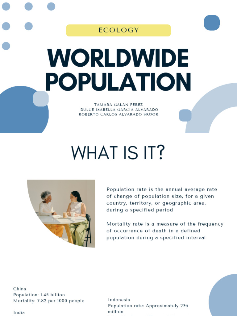 Worldwide population resume | PDF