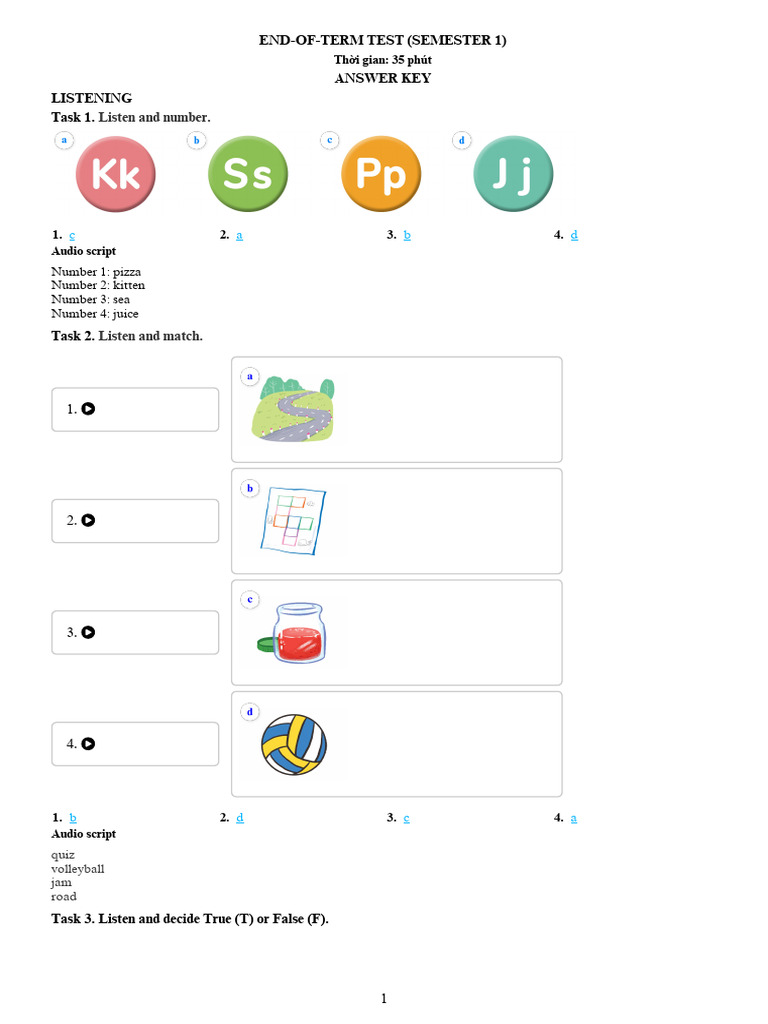 Answers and Audio Script | PDF | Language Arts & Discipline | Art