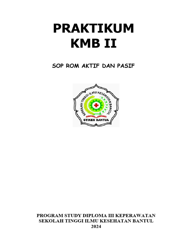 SOP ROM Aktif Dan Pasif | PDF