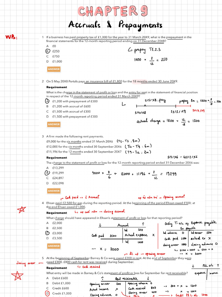 Accruals and Prepayments Overview | PDF | Financial Accounting