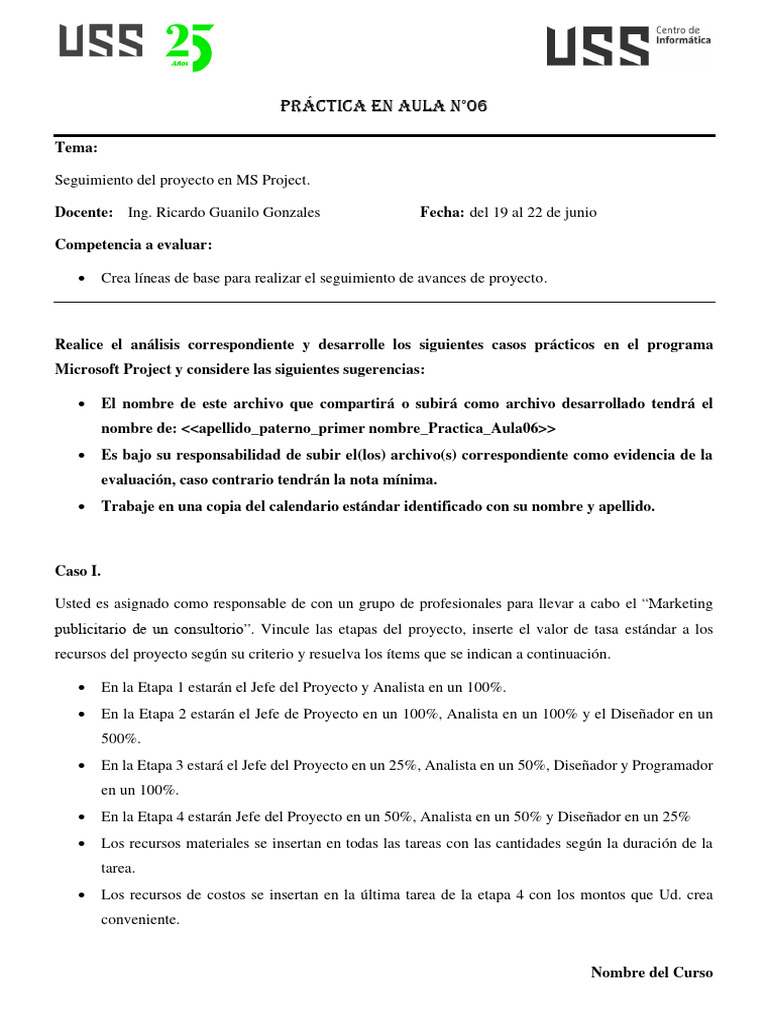 Práctica en Aula 6 | PDF