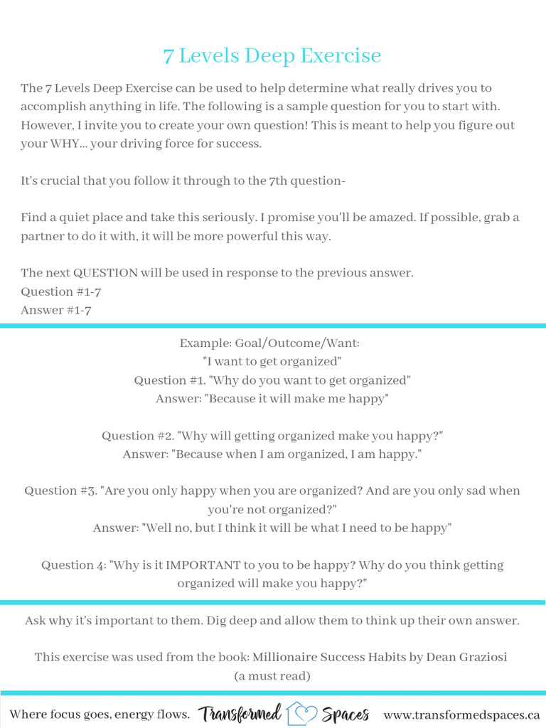 7 Levels Deep Exercise | PDF