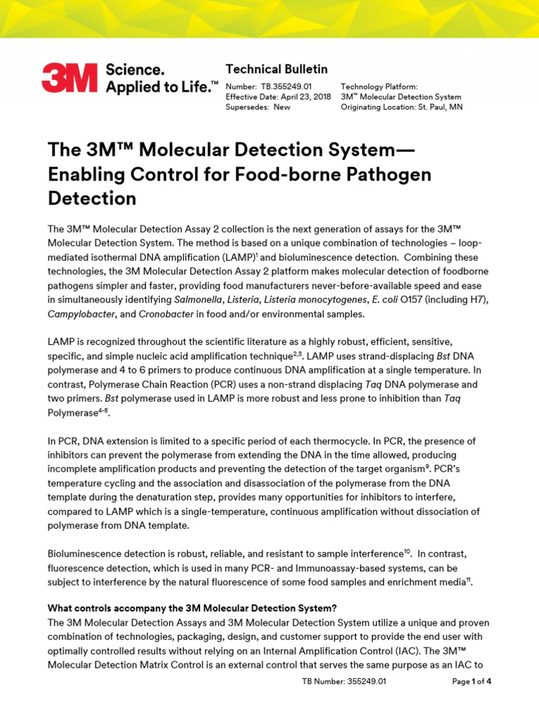 TB.355249.01_The 3M Molecular Detection System_Enabling Control for ...