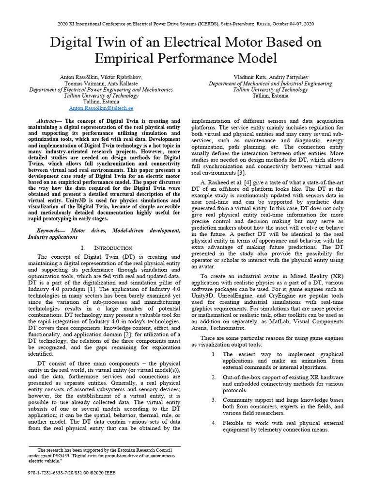 Pid 6560745 | PDF | Electric Motor | Simulation