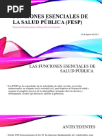 Examen Final de FESP | PDF | Salud pública | Evaluación
