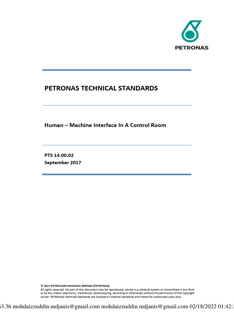 Human - Machine Interface in A Control Room | PDF | User Interface | System
