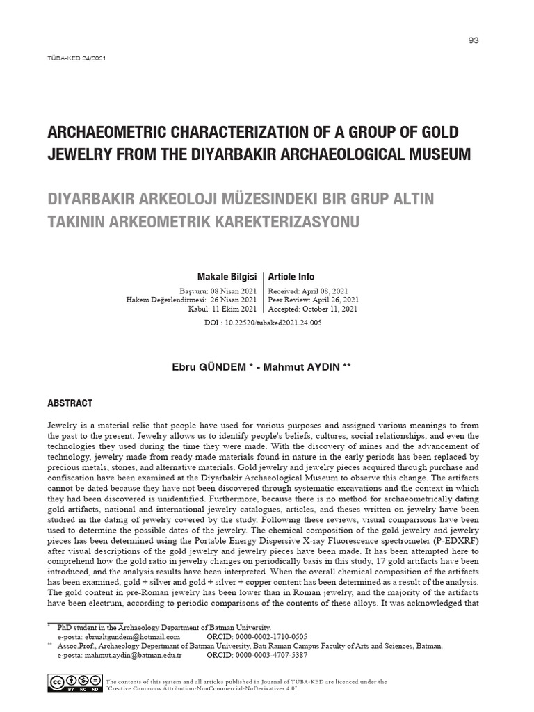 Archaeometric Characterization of A Grou | PDF