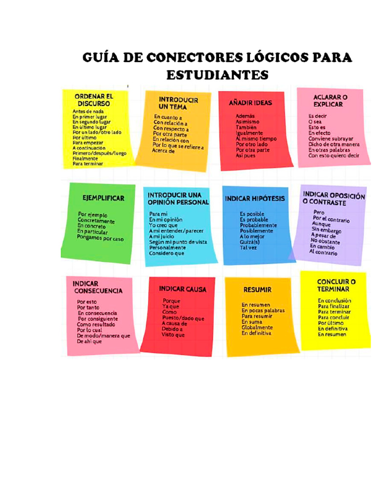 conectores lógicos | PDF