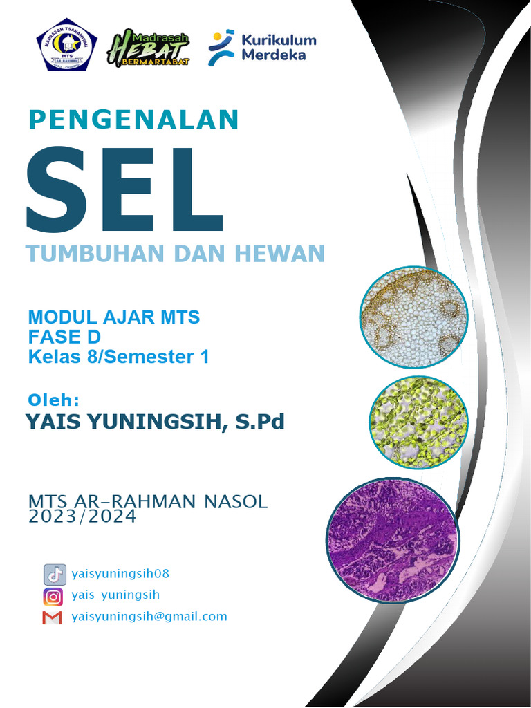 Modul Ajar Ilmu Pengetahuan Alam (IPA) - Pengenalan Sel - Fase D | PDF