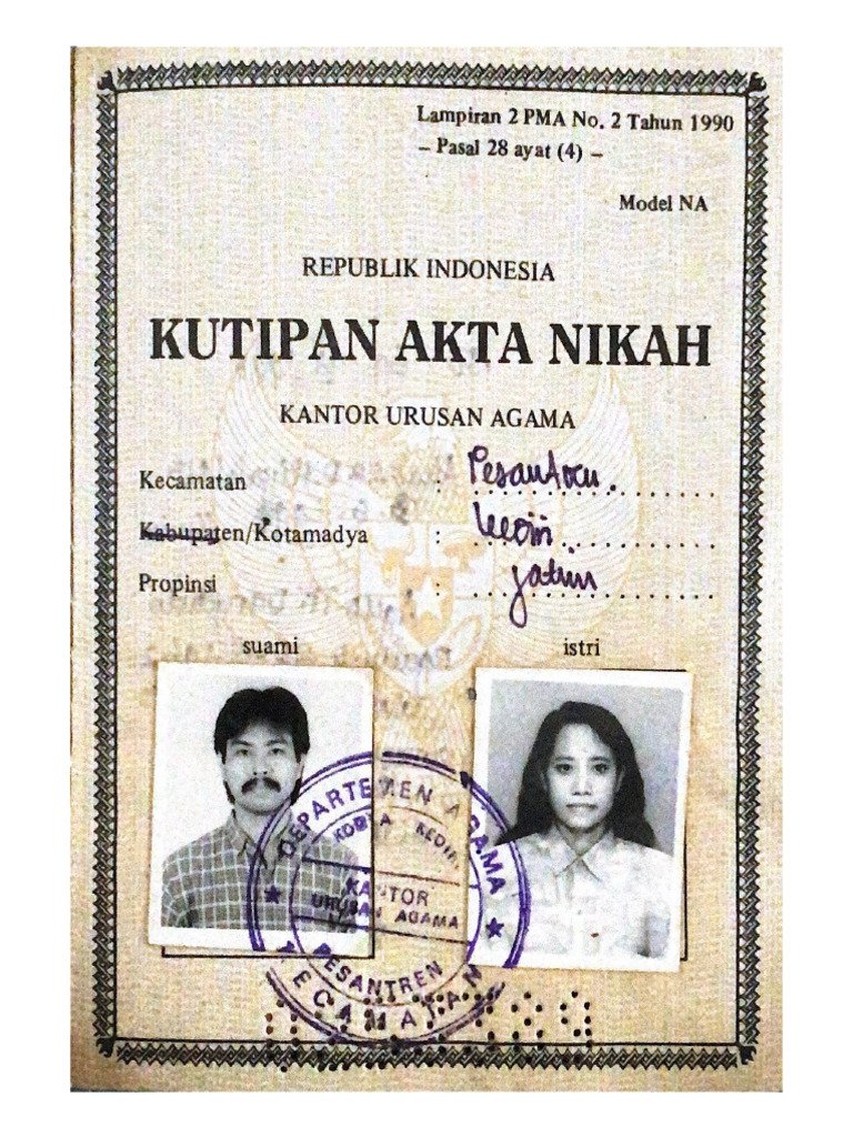 Surat Nikah | PDF