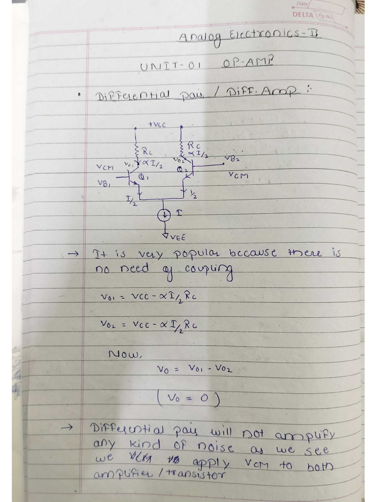 Analog - 4th SEM | PDF