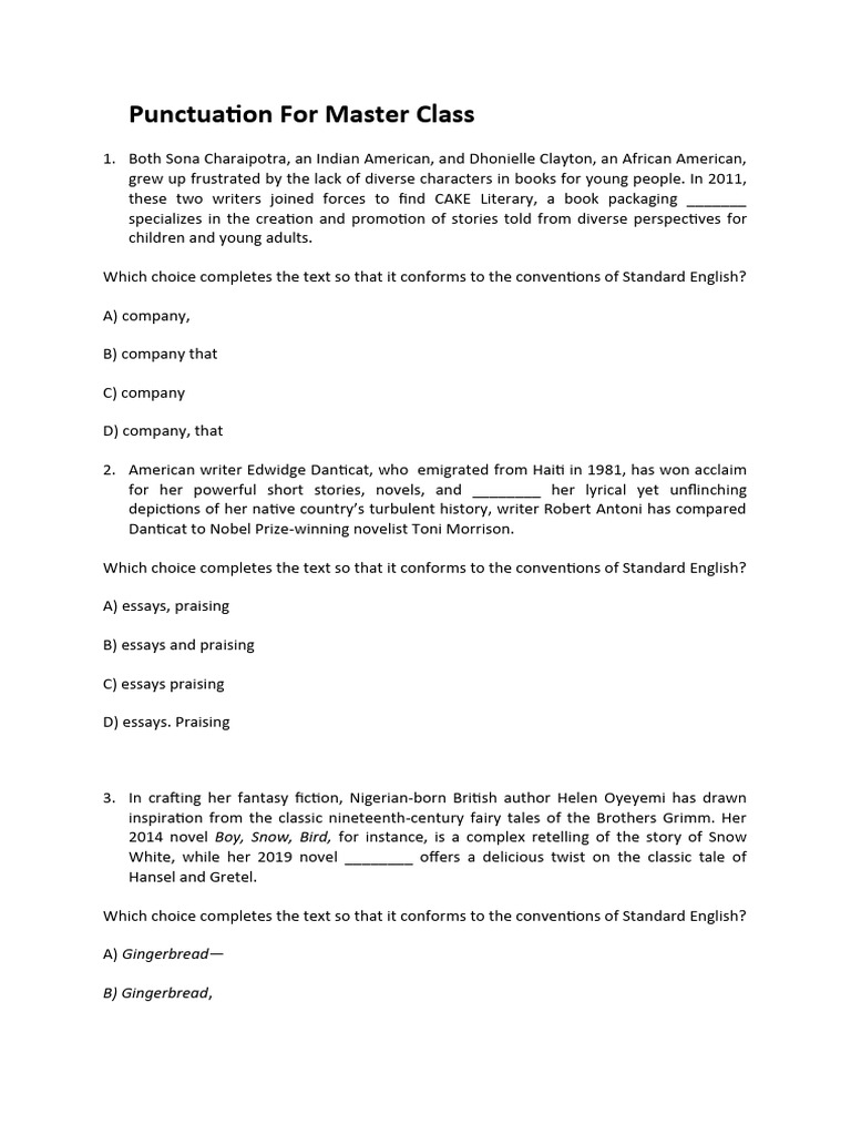 Mastering Punctuation for Clarity | PDF | Stoma | Aluminium