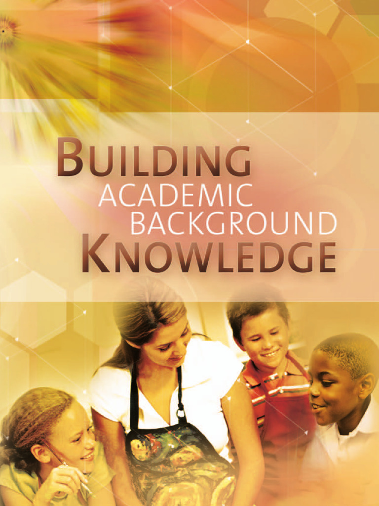 2004 - Robert Mazano.- The importance of background knowledge ...
