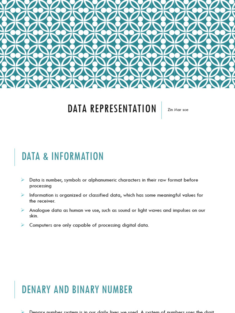 Igcse Computerscience Chapter1 Data Representation Pdf Data Compression Byte