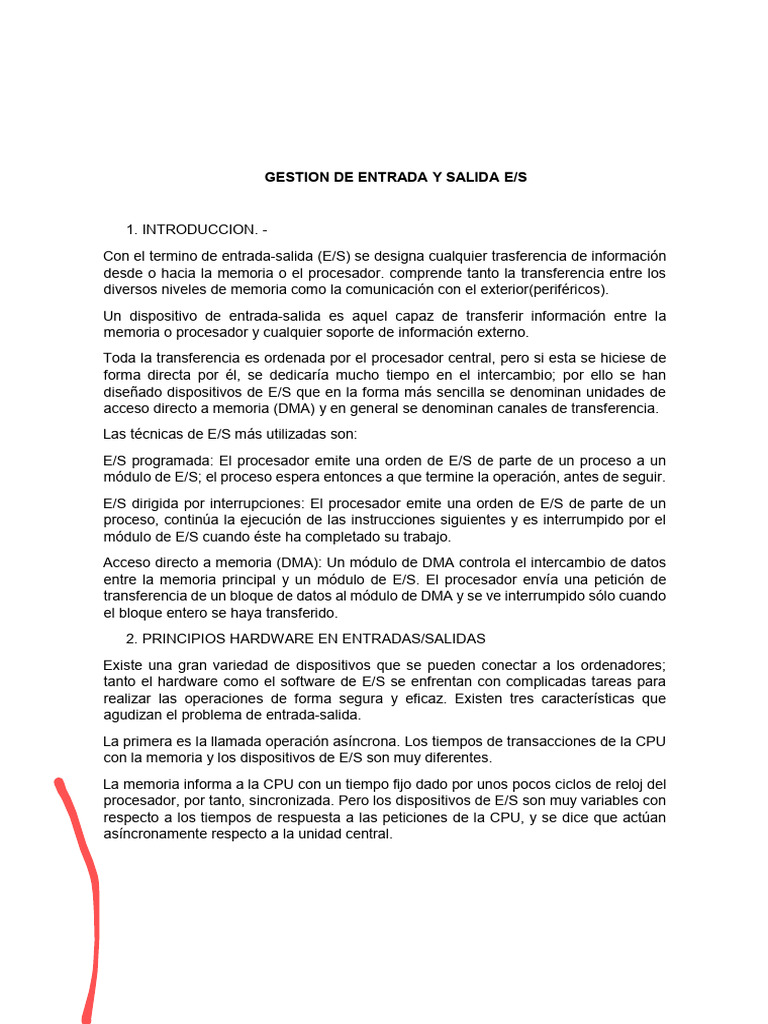 Capv 1 | PDF | De entrada y salida | Hardware de la computadora