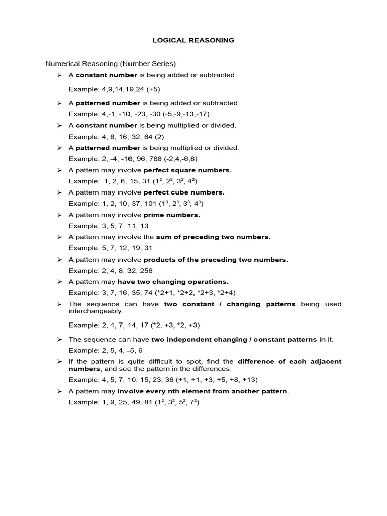 Logical Reasoning | PDF