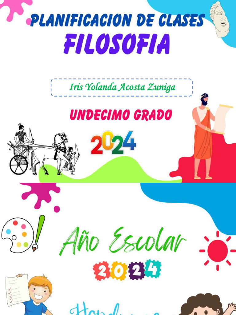 Filosofia 11 Grado 2024 | PDF | Evaluación | Pensamiento