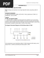 LAB 1 - : Introduction To Logisim: Quick Overview | PDF | Logic Gate ...