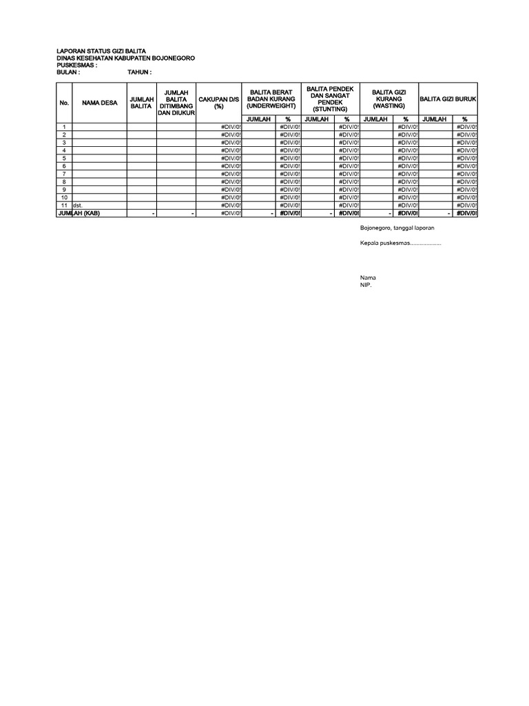 1.CONTOH FORMAT LAPORAN KINERJA KAPUSK 2024 | PDF