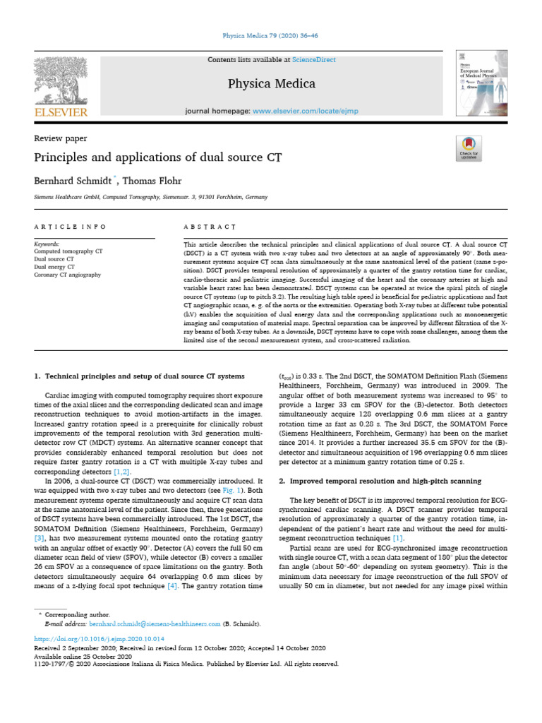 Principles and Applications of DSCT | PDF | Ct Scan | X Ray