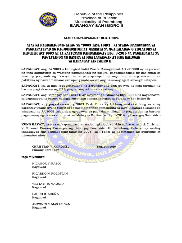 1 - 9003 Task Force | PDF