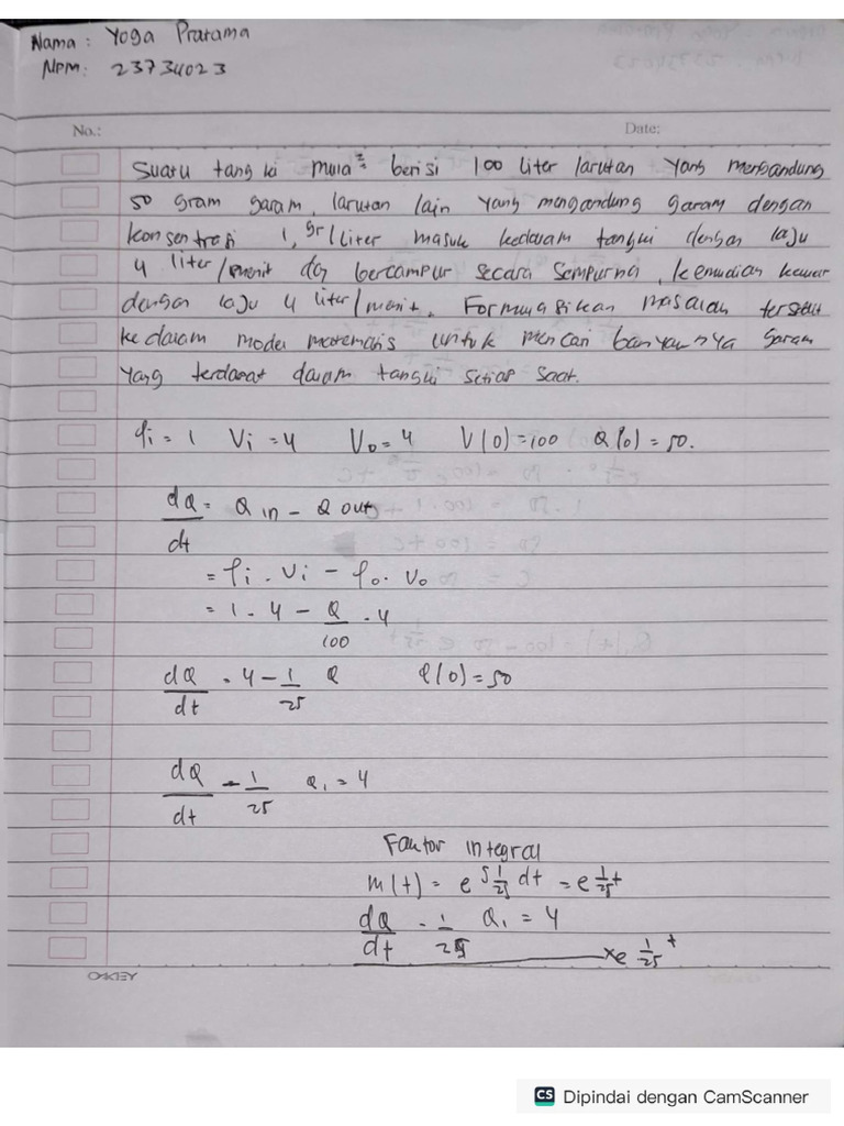 Tugas 3 Matek-Yoga | PDF